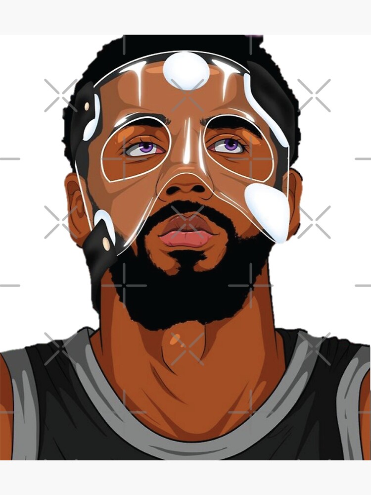 "Kyrie Irving - Masked Edition" Poster by 3005Garments | Redbubble