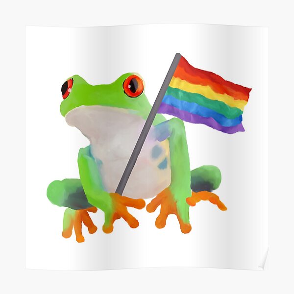 Lesbian Frog Posters | Redbubble
