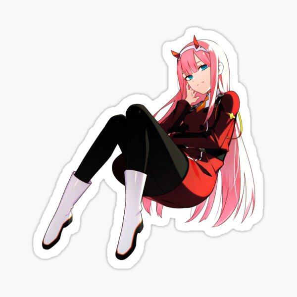 "Zero Two" Sticker for Sale by Waifun | Redbubble