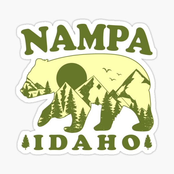 "Nampa Idaho Mountain View" Sticker for Sale by Home-Spirit | Redbubble