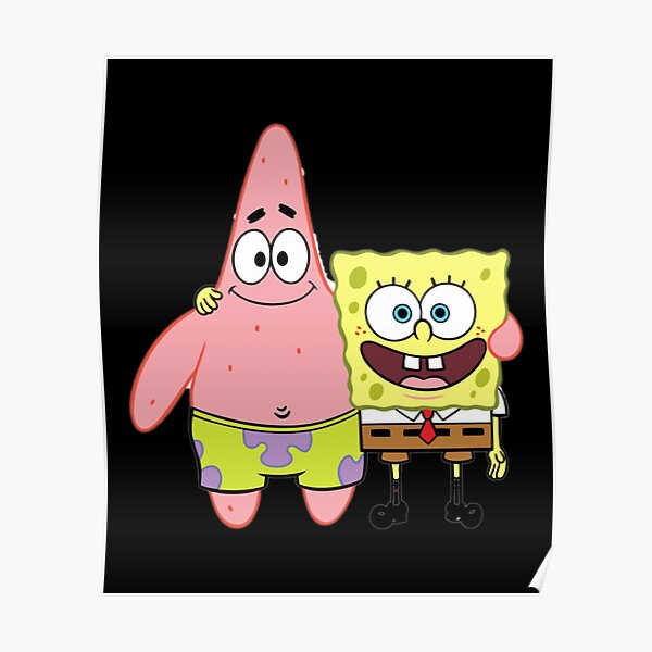 "Spongebob and Patrick" Poster for Sale by tolittlearrows | Redbubble