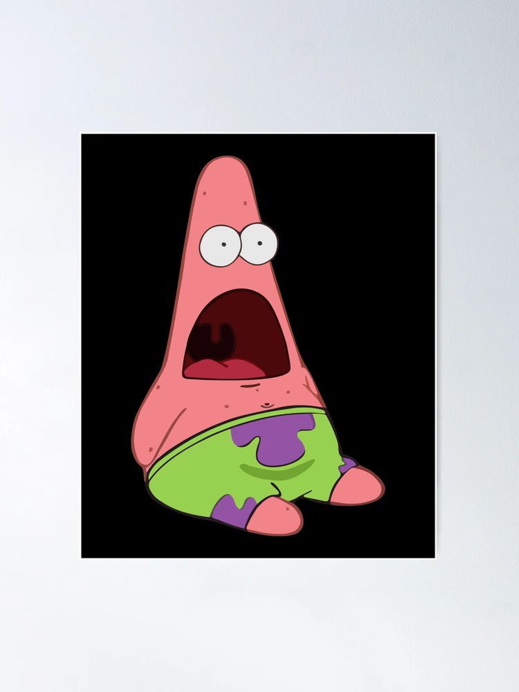 Patrick Star Rosto Surpreso