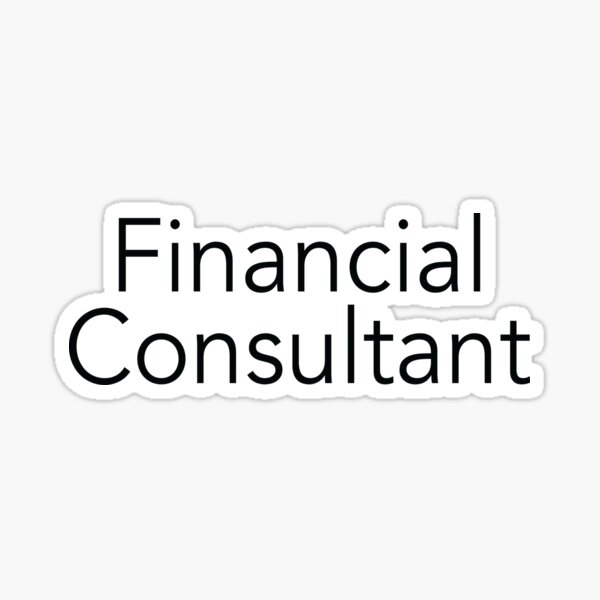 "Financial Consultant" Sticker for Sale by FiveNiches | Redbubble