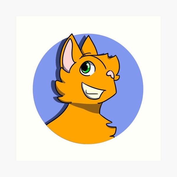Warrior Cats Warriors Firestar Cat Rusty Firepaw Fireheart Art Prints ...