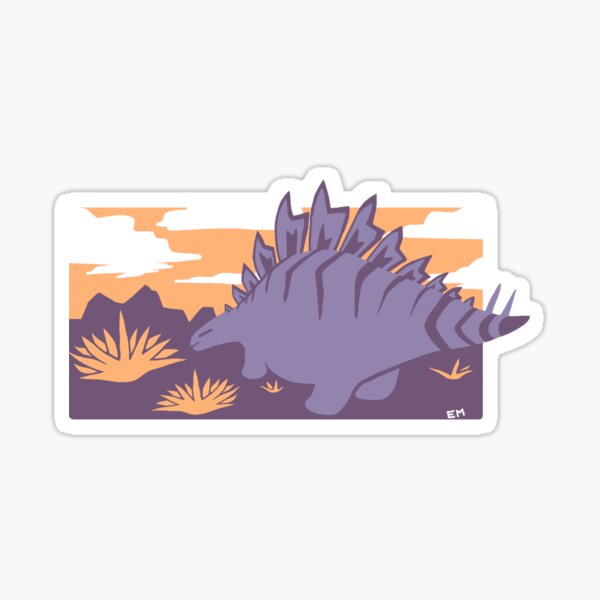 "Desert Spikes" Sticker by Tuhdumta | Redbubble
