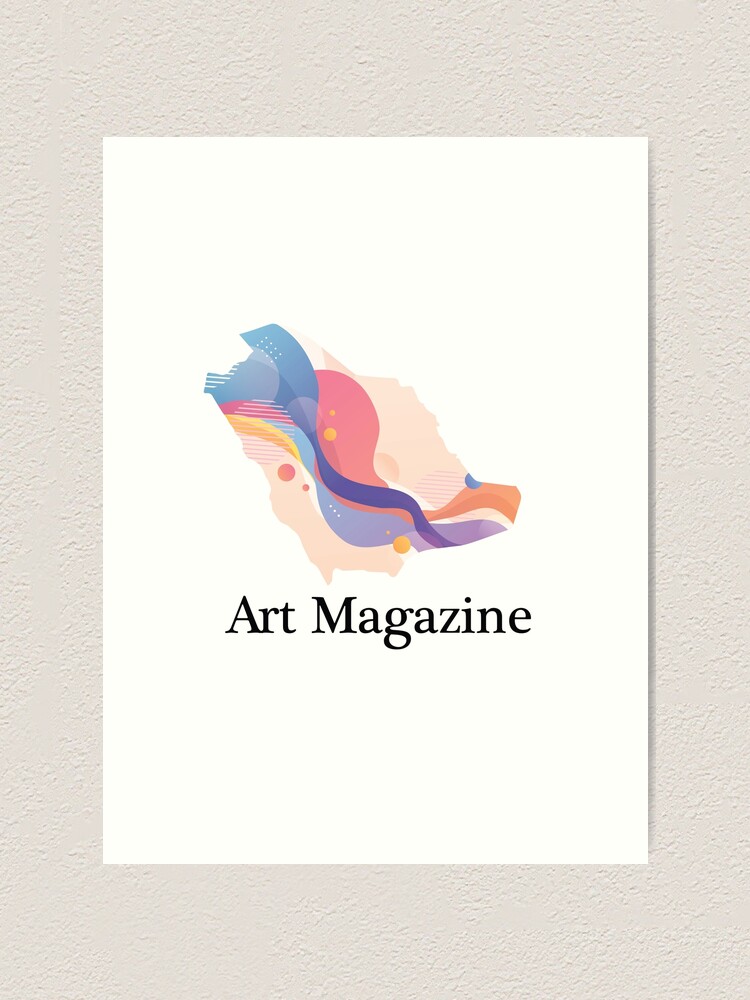 "Saudi Art Magazine Logo" Art Print for Sale by saudiartmag | Redbubble