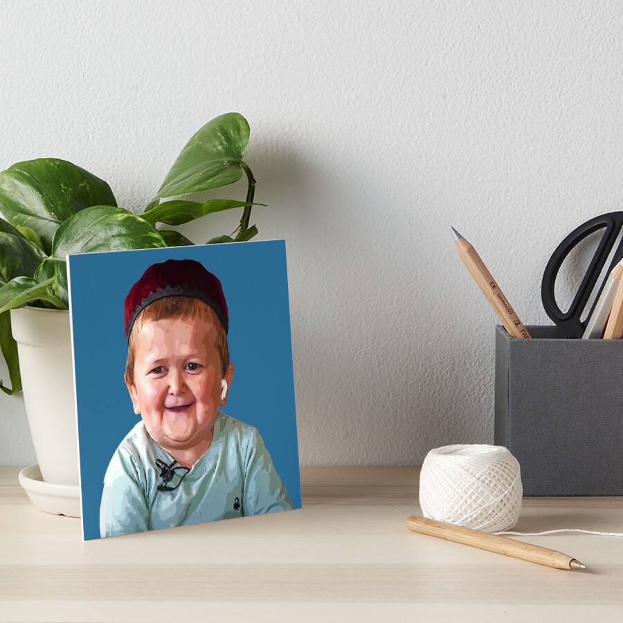 "hasbulla cute smiling face" Art Board Print by Babastyle | Redbubble