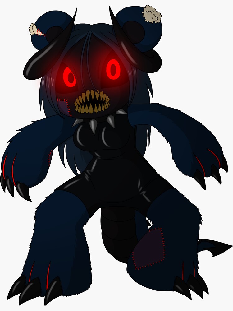 "Boogey's Plushophobia" Sticker for Sale by Playboy-Vampire | Redbubble