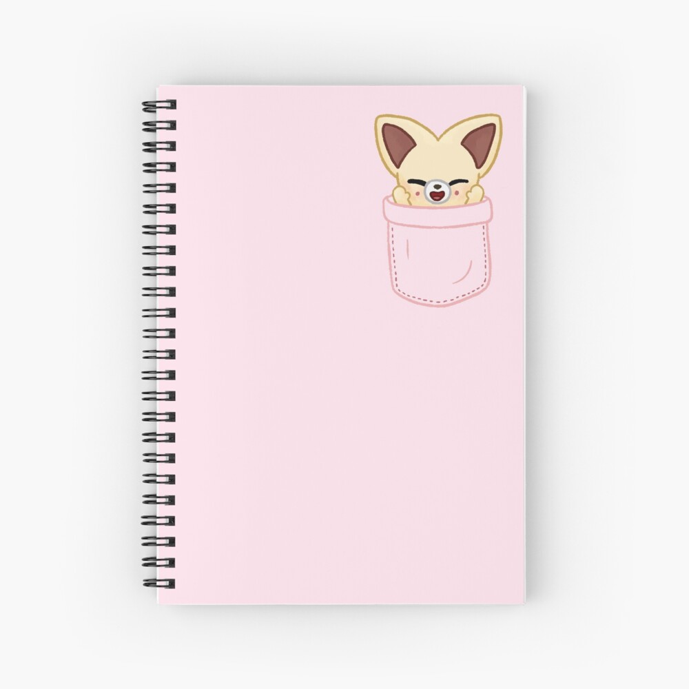 Cuaderno de espiral «FoxlNy SKZOO Pocket» de Hynke | Redbubble