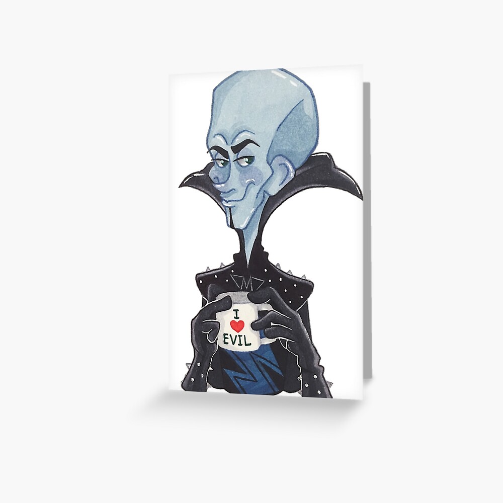 "Megamind" Greeting Card for Sale by louzishi | Redbubble