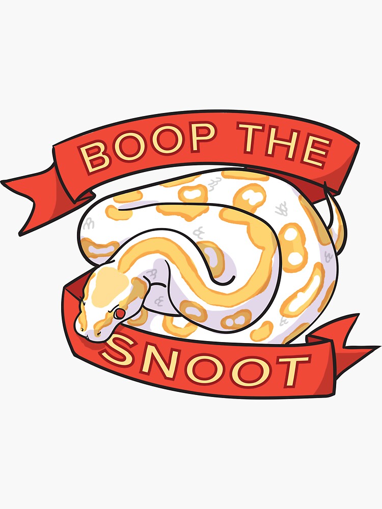 "Boop the Snoot" Sticker for Sale by CptSpookybot | Redbubble