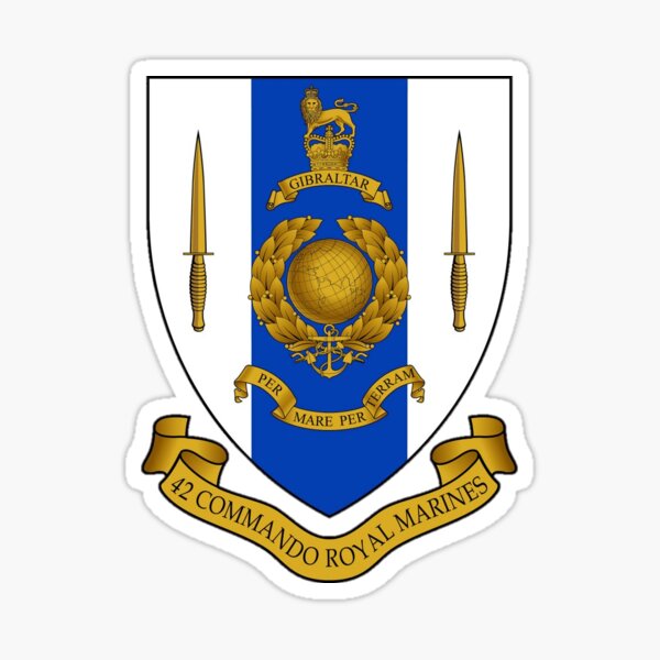 "42 Commando Badge" Sticker for Sale by thegenx | Redbubble