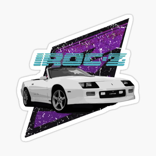 "Retro 1980's Chevy IROC-Z Camaro Z28 | Camaro gift" Sticker by blancaz ...