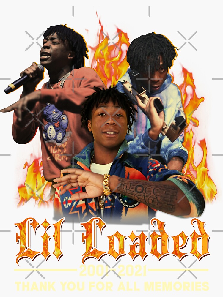 "Lil Loaded, RIP Lil Loaded" Sticker by Yano43 | Redbubble