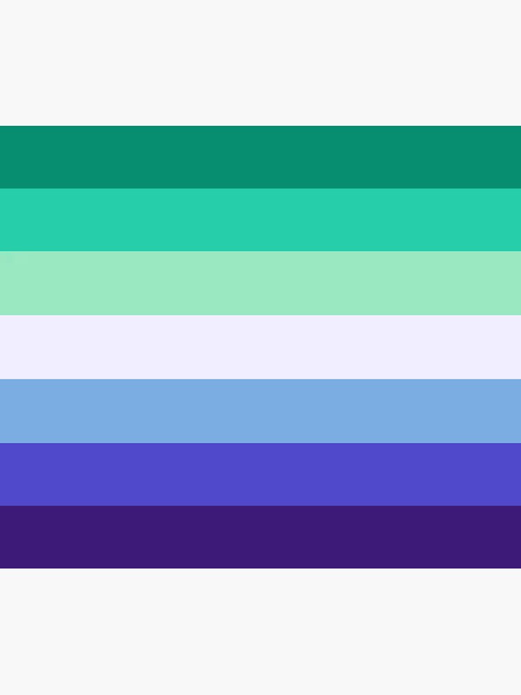 "MLM Pride Flag" Sticker for Sale by SnowyMoonOwl | Redbubble