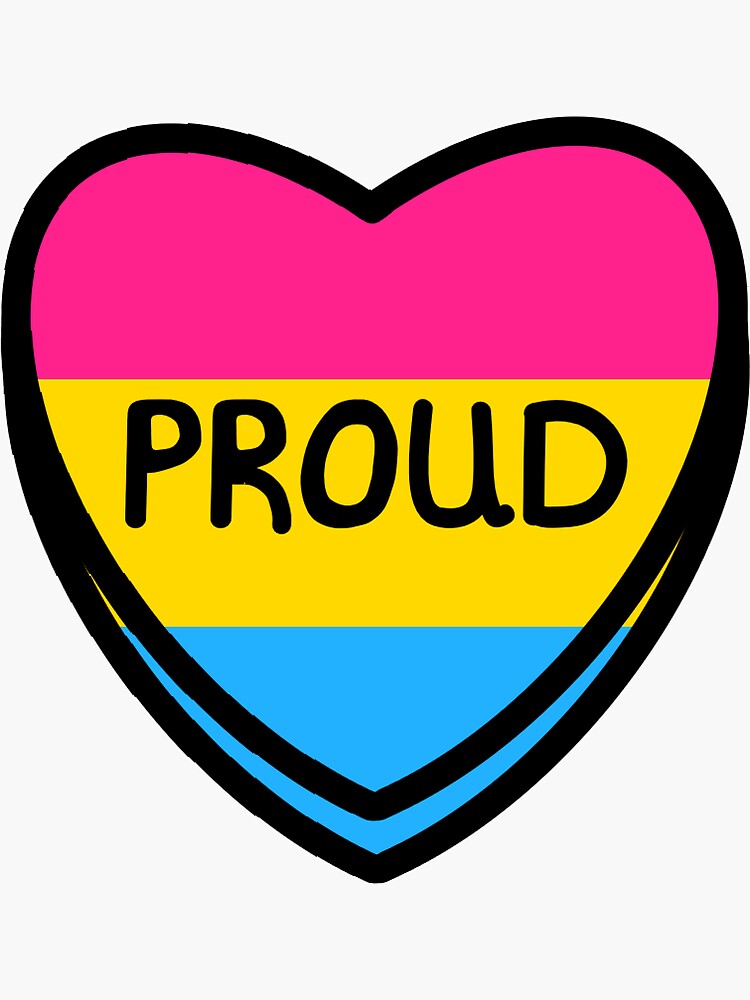 "Proud Pan" Sticker by NerdTeaCreation | Redbubble