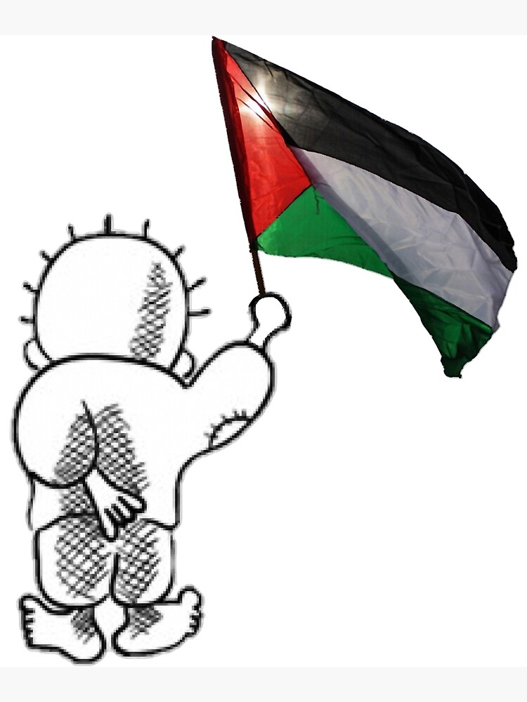 "Handala - Free Palestine Symbol Sticker" Poster by FrewinMason | Redbubble