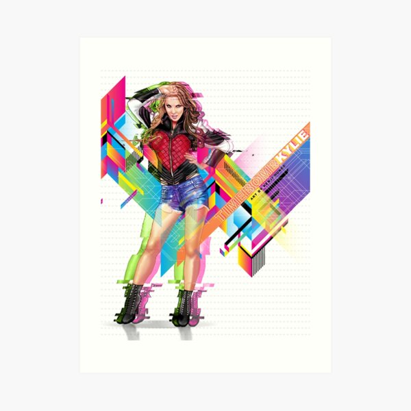"Kylie Minogue Time Bomb" Art Print by KenjiNunez | Redbubble