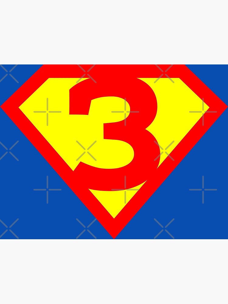 Póster for Sale con la obra «Super número 3 | 1 a 100 supernúmeros» de ...