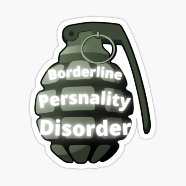 "borderline personality disorder" Sticker for Sale by ArqaStore | Redbubble