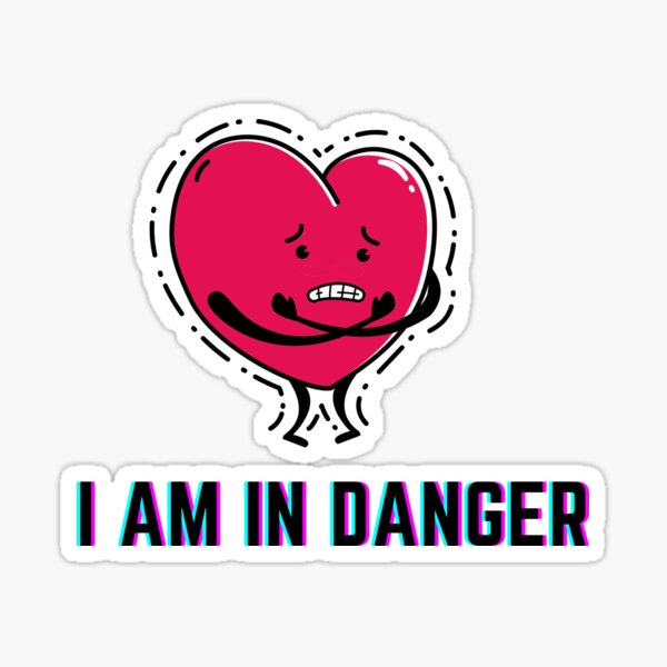 "Danger meme design" Sticker for Sale by TheS3nate | Redbubble