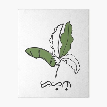 "Dahon (Leaf)" Art Board Print for Sale by linesbyinches | Redbubble