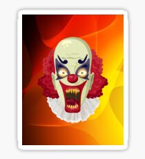 Evil Clown: Stickers | Redbubble