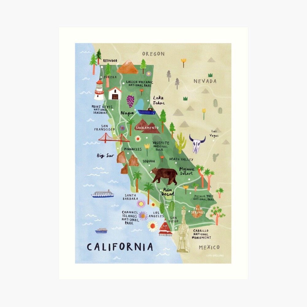 Map Of California National Parks And Monuments Printable Maps