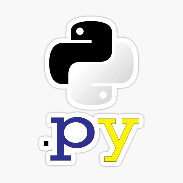 "Python Logo" Sticker for Sale by kloppa36 | Redbubble