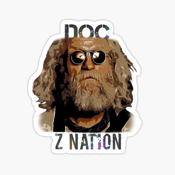 "Doc - Z Nation" Sticker by Alembdar | Redbubble