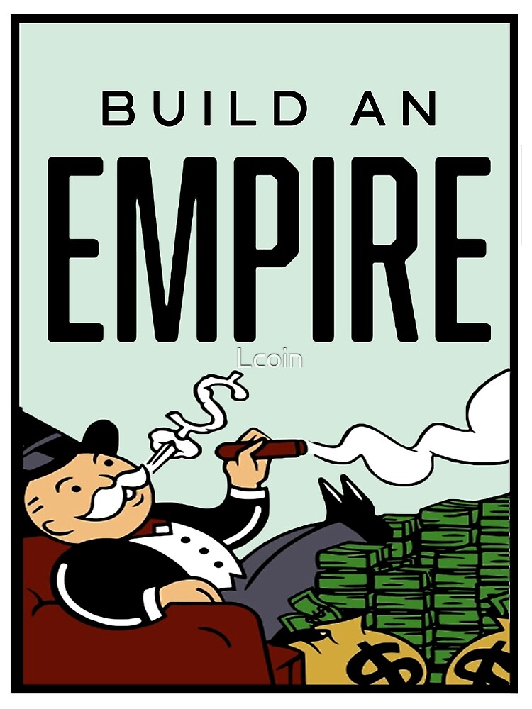 Monopoly Poster Build An Empire Premium Matte Vertical Poster