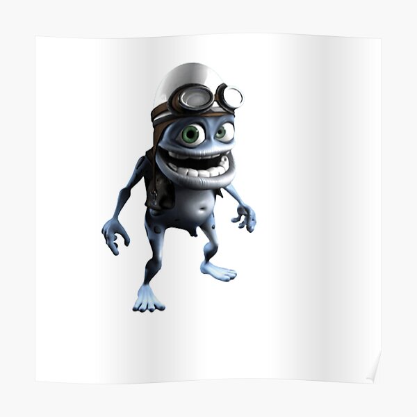 "crazy frog" Poster for Sale by A-R-T-s | Redbubble