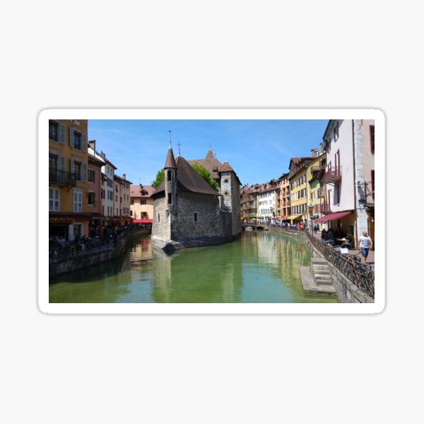 "Annecy Village in France" Sticker for Sale by erdemkargin | Redbubble