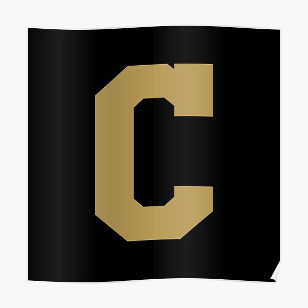 "Alphabet, Gold C, Sports letter C" Poster by TheCultStuff | Redbubble