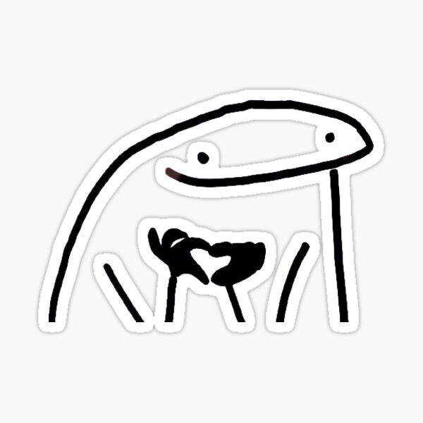 "stickman heart" Sticker by swaggydesigns4u | Redbubble