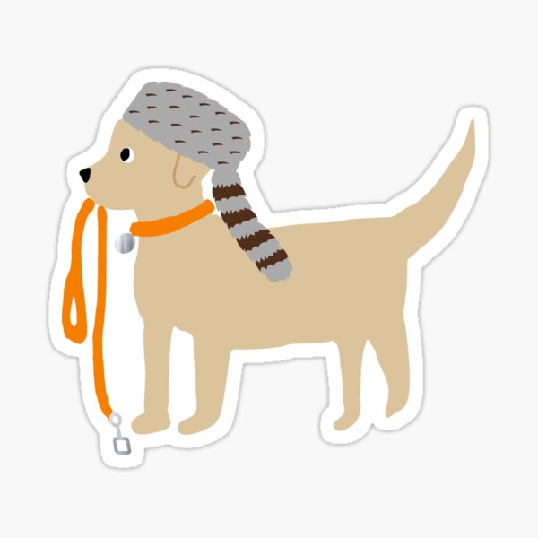 "Tennessee Yellow Labrador with Leash - Coon Skin Cap - Lab Puppy Dog ...