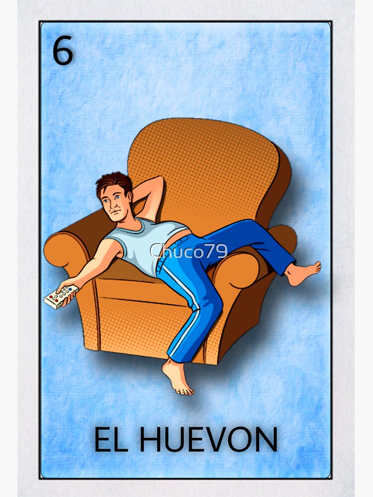 "EL Huevon" Sticker for Sale by Chuco79 | Redbubble