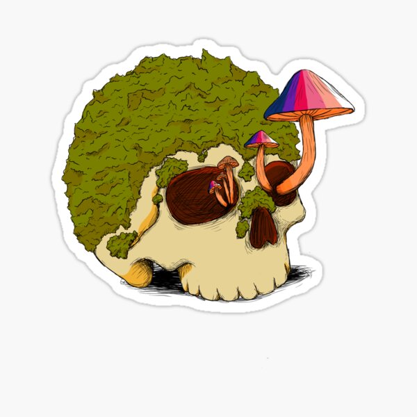 "Cinthean Pride Skull" Sticker by EthanEatsArt | Redbubble