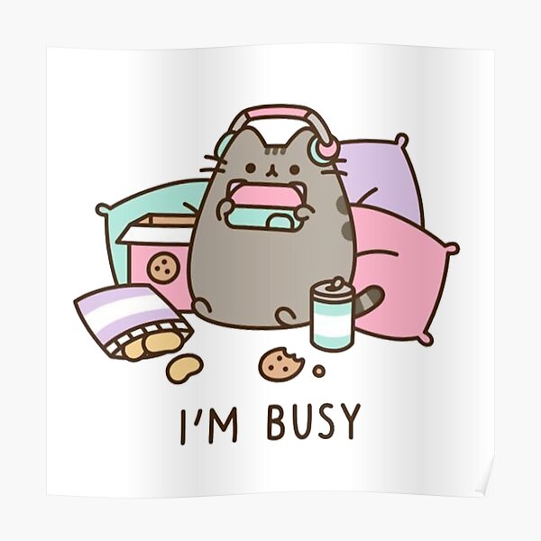 Pusheen Posters | Redbubble