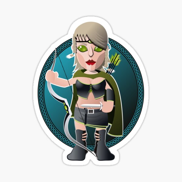 "Archer" Sticker for Sale by krzyk-ostrowski | Redbubble
