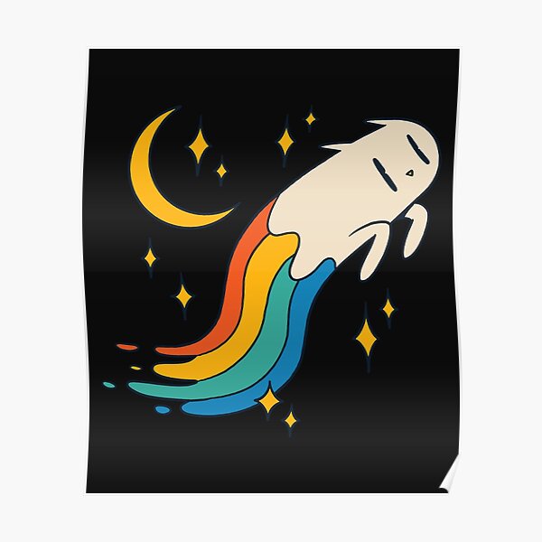 "Flying Rainbow Cat, Funny Flyting Cat" Poster for Sale by TpproShop ...