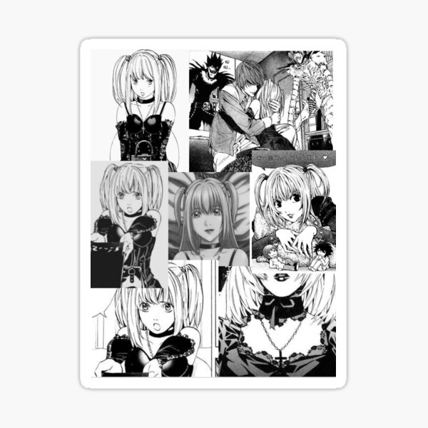 "Miss Amane collage" Sticker by Jolenesart | Redbubble
