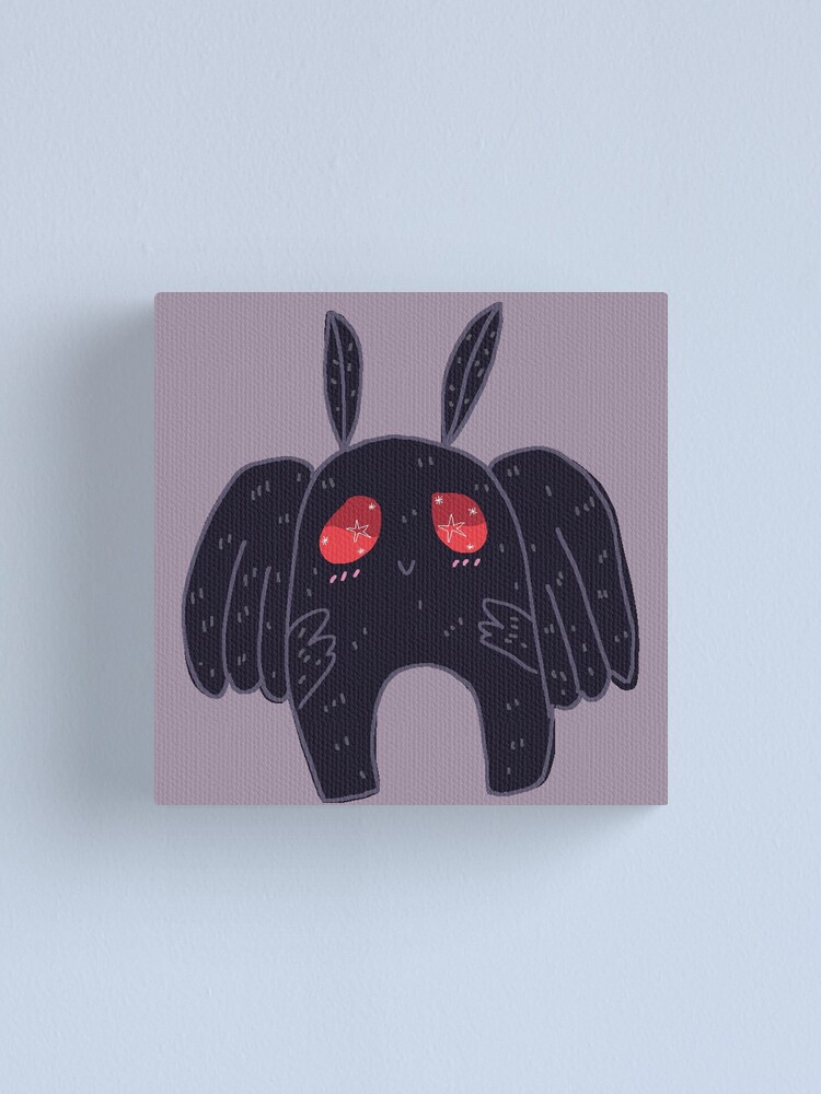 "cute little mothman | kawaii cryptid moth man pixel art" Canvas Print ...