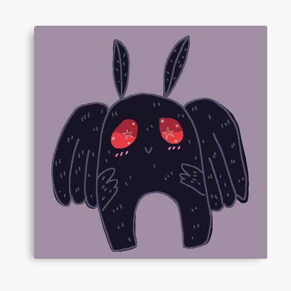 "cute little mothman | kawaii cryptid moth man pixel art" Canvas Print ...