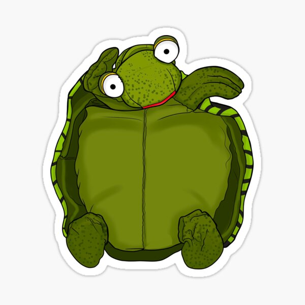 "Danny the Turtle" Sticker for Sale by ArcherAshleyArt | Redbubble
