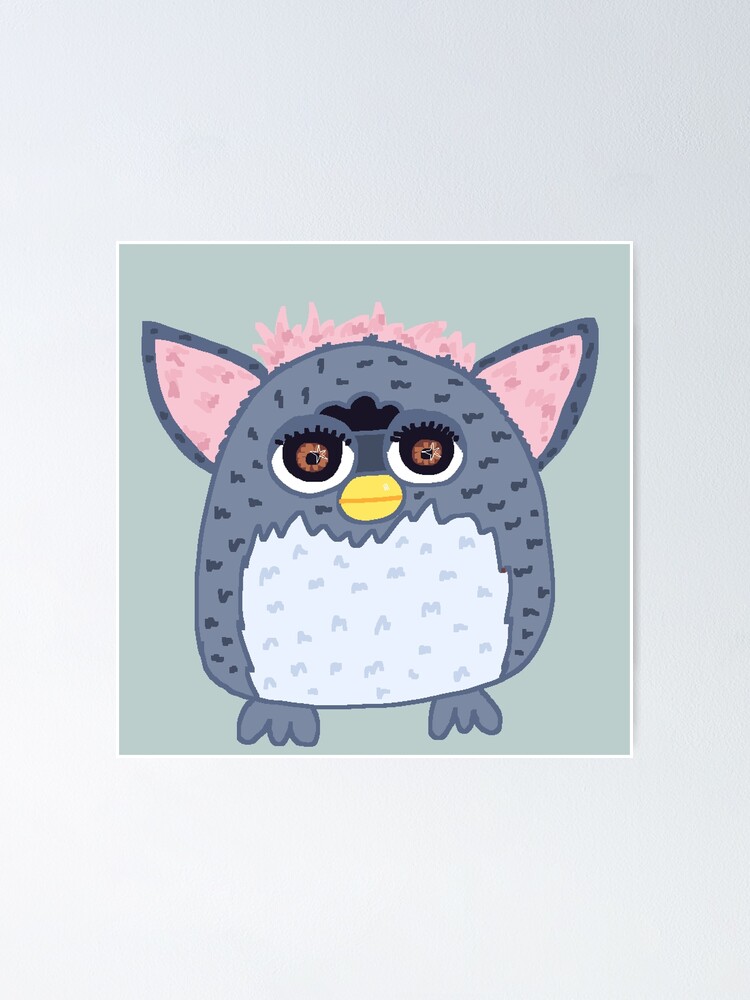 Póster «furby está cansado de la vida | kawaii años 90 00 nostalgia ...