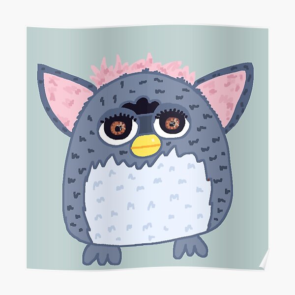 Póster «furby está cansado de la vida | kawaii años 90 00 nostalgia ...
