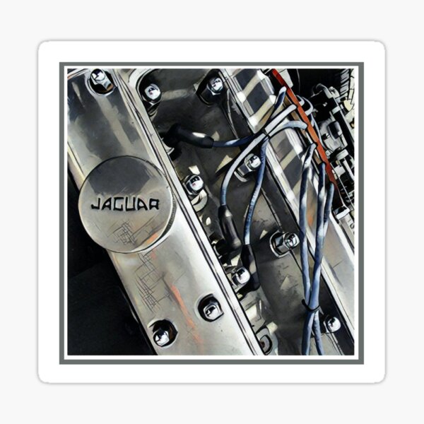 "XK Engine" Sticker for Sale by BiTurbo228 | Redbubble