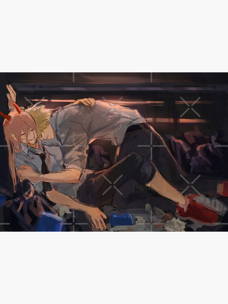 "Denji and Power/ Chainsaw Man Fanart" Art Print for Sale by ...