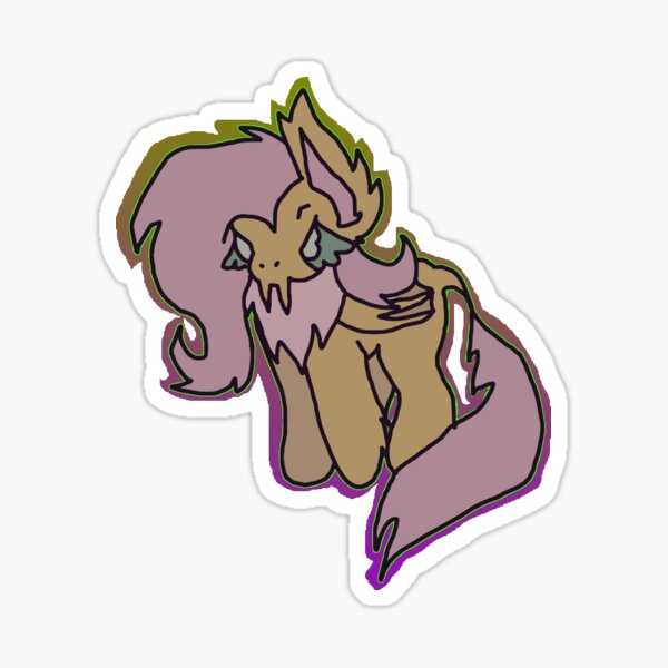 "flutterbat" Sticker for Sale by larvaecandyy | Redbubble